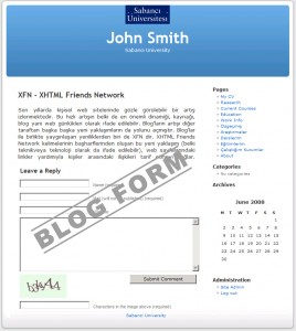 Sabancı University myWeb Service » myWeb Screenshots